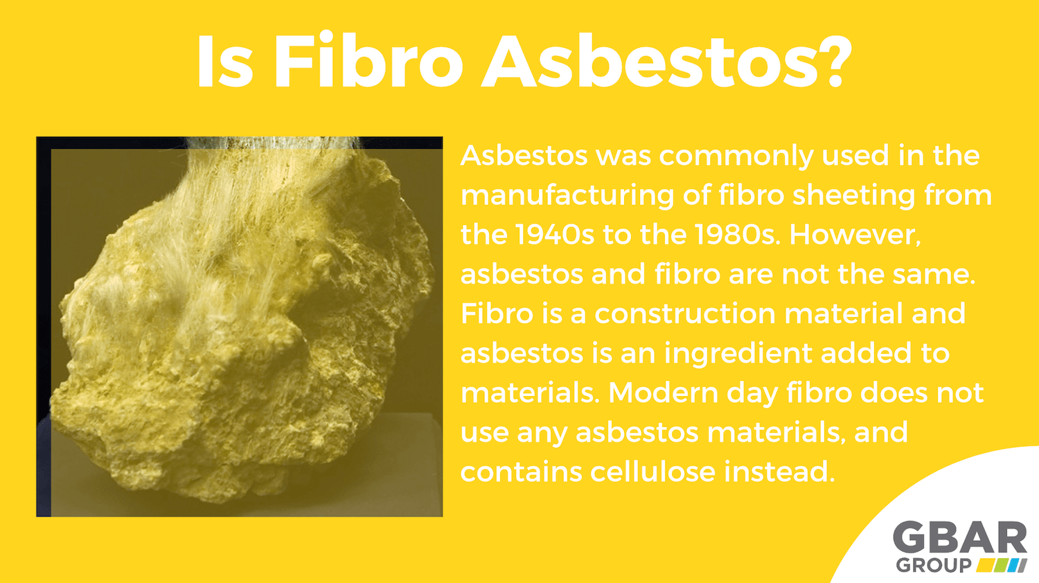 Is Fibro Asbestos? The Difference Between Fibro & Asbestos